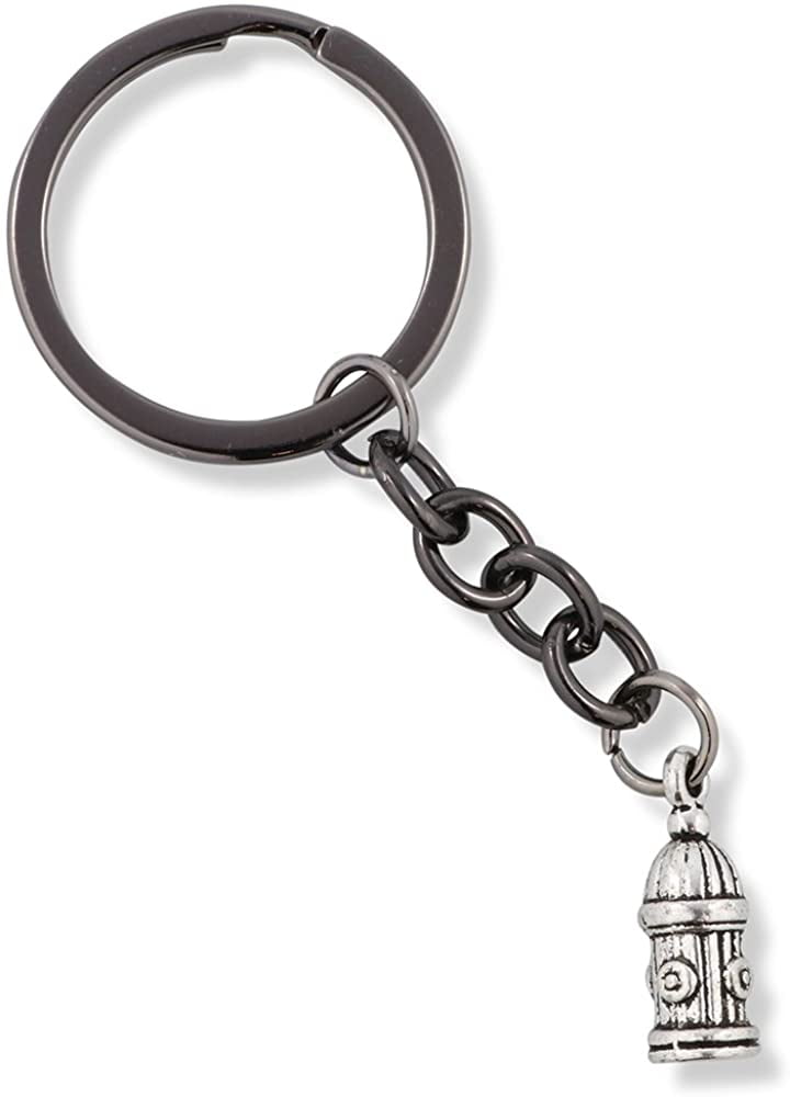 Emerald Park Jewelry Fire Hydrant Keychain | Fire Fighter Key Ring ...
