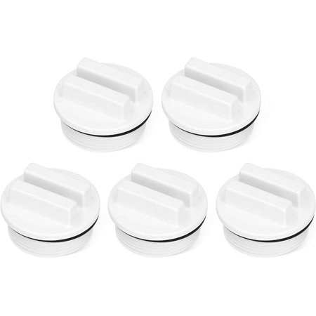5 Pieces Swimming Pool Winter Plug, 1 1/2" Pool Return Plug Threaded ...