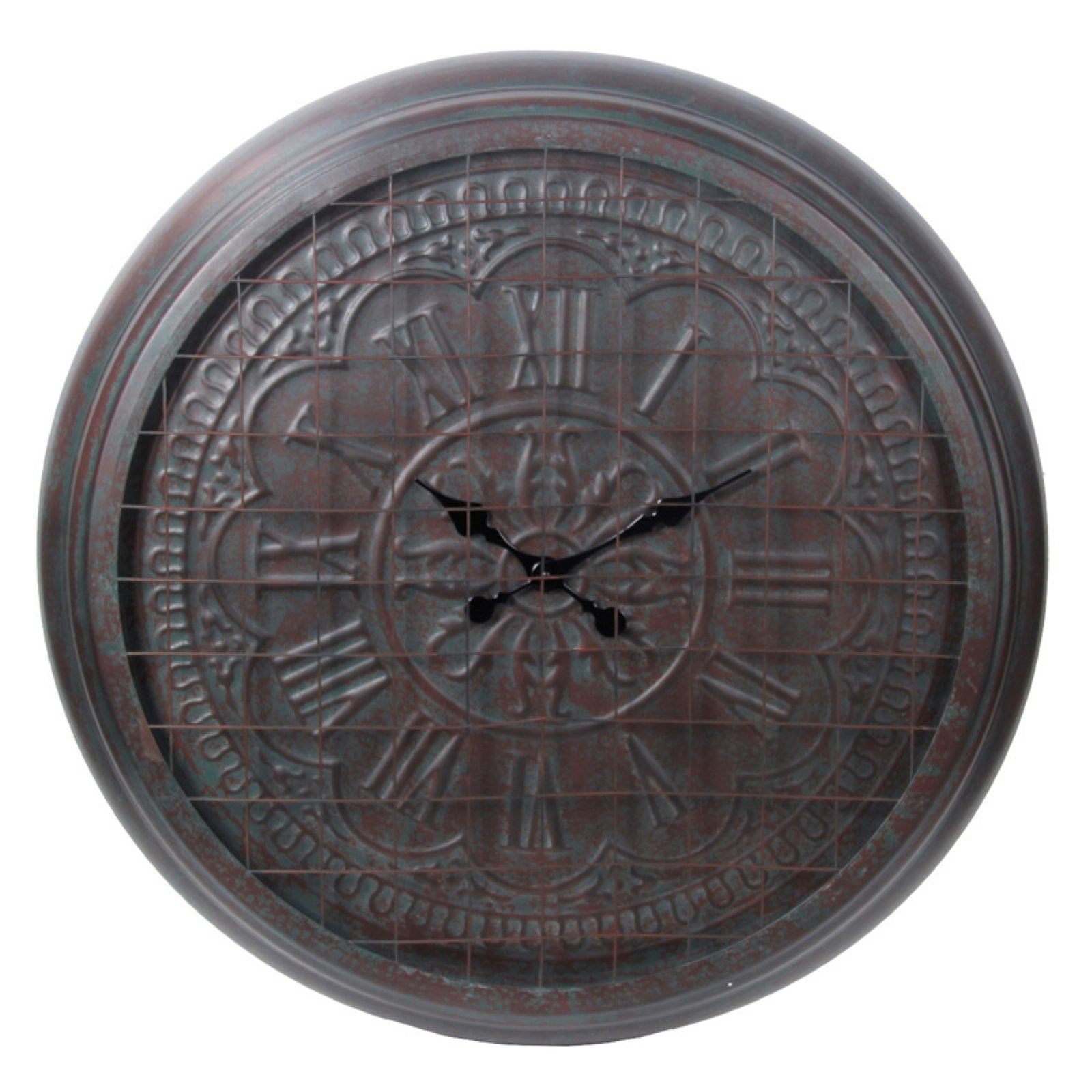 Privilege International Metal Medallion Wall Clock - Walmart.com