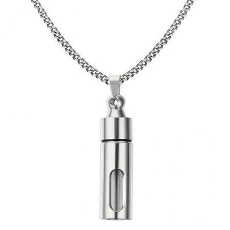 3-15pack Stainless Openable Container Tube Urn Pendant Necklace 3 Pcs ...