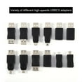 USB Adapter Kit,USB Connectors,Pack of 12 Pcs Multiple USB2.0 Adapters ...