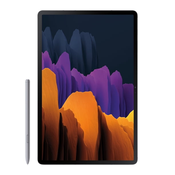 SAMSUNG Galaxy Tab S7 Plus 256GB Mystic Silver (Wi-Fi) S Pen Included ...