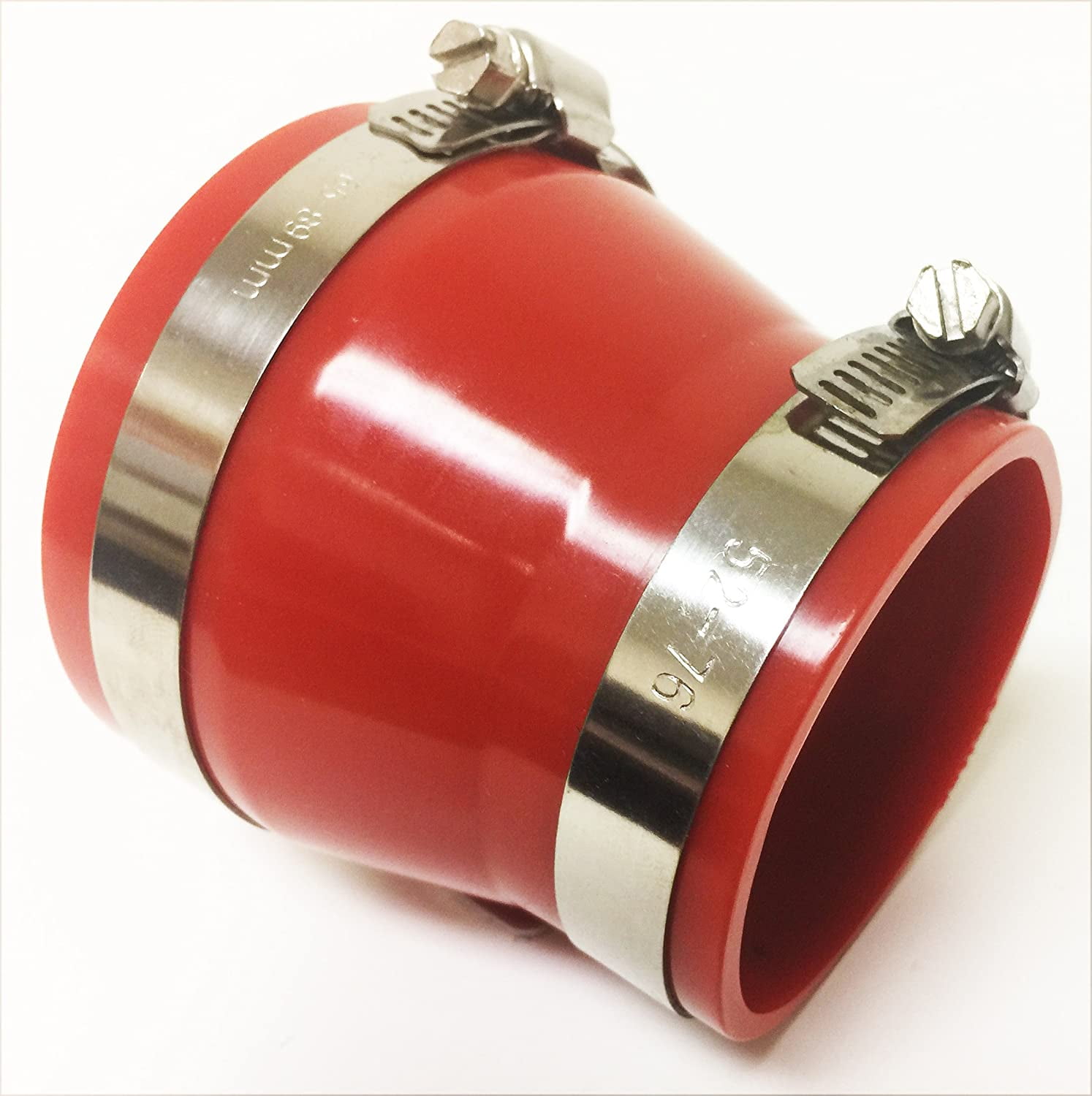 2.5"-3" Air Intake Intercooler Rubber Coupler With Clamps RED - Walmart.com