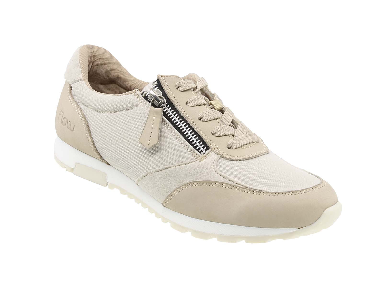 Sneaker Casual Triples Flow Morgana 37070 de Piel Beige | Walmart en línea