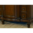 72 in. Esther Double Sink Bathroom Vanity in Brazilian Rosewood ...