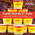 Avant Grub 85 oz. Disposable Stackable Paper Popcorn Buckets 150 Pk ...