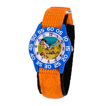 Disney Luca Albertoi Girls' Stainless Steel Time Teacher Watch, 1-Pack ...