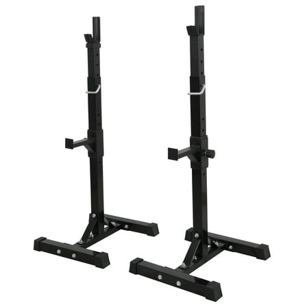 Adjustable Squat Rack,Multi-Function Barbell Rack for Weight Lifting ...