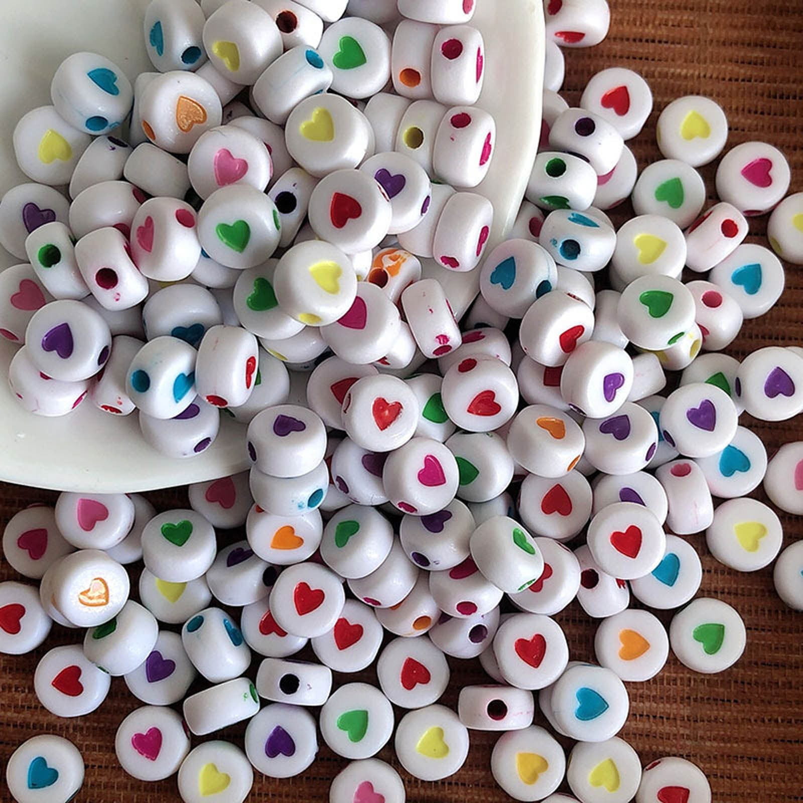 Click here for Wifklsiipg Colorful Bracelet Diy Beaded 4x7mm Acry... prices