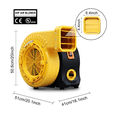 1HP High Quality Inflatable Air Blower Compact Bouncer House Blower Fan ...