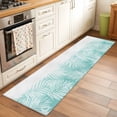 Area Rug 2x6ft Tropical Palm Leaves Texture Area Rugs Washable Low Pile ...
