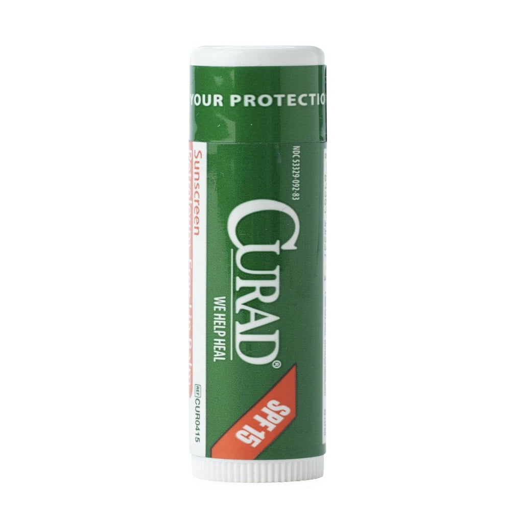 CURAD Lip Balm, SPF 15, 24/Pack - Walmart.com