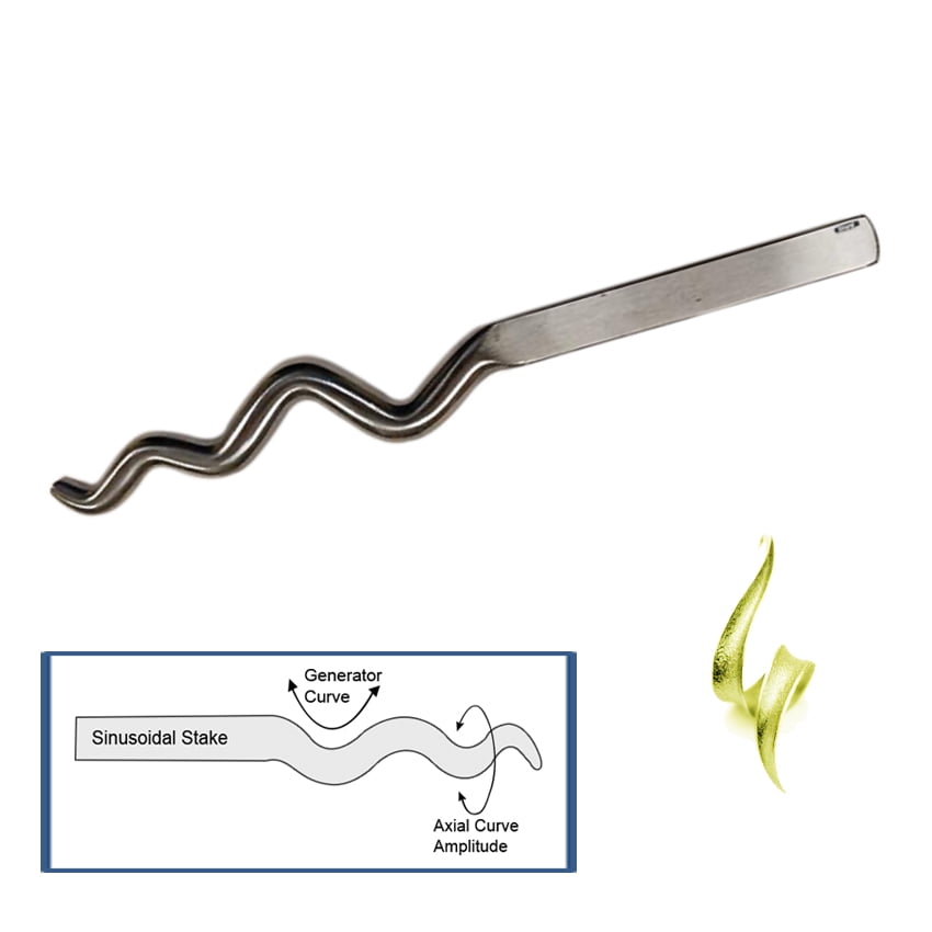 Sinusoidal Stake Small 9" Forming Raising Anticlastic Shapes Jewelry ...
