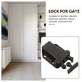 5 Pcs Latch Lock Push Open Door Catches Bolt Cabinet Latches Coffee ...