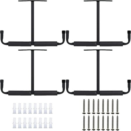 4 Pack Heavy Duty Overhead Garage Storage Hooks Rack Hanger -Ceiling ...