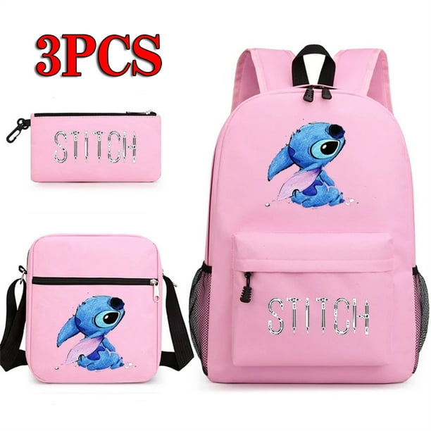 3PCS Stitch Backpack Children Starry Night Bookbag School Backpack for ...