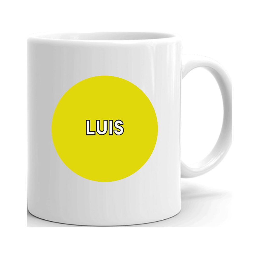 Yellow Dot Luis Ceramic Dishwasher And Microwave Safe Mug - Walmart.com
