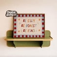 Affixzi Be Honest Be Kind Print, Positive Affirmations Poster, Colorful ...