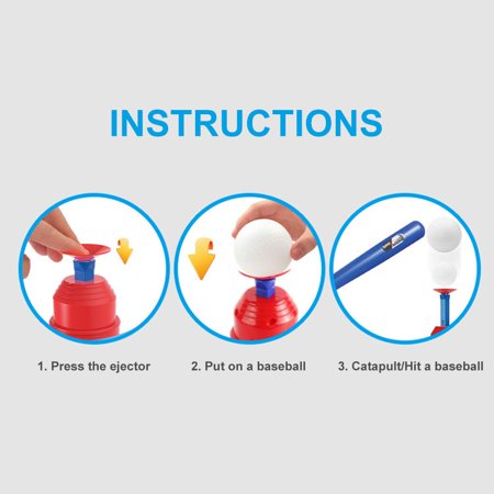 Baseball Toy Ball Push Machine Set Children's Ball Push Machine Set ...