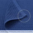 Euro Spa Waffle Wash Cloth - Set of 12 Luxury Pure Ringspun Cotton ...