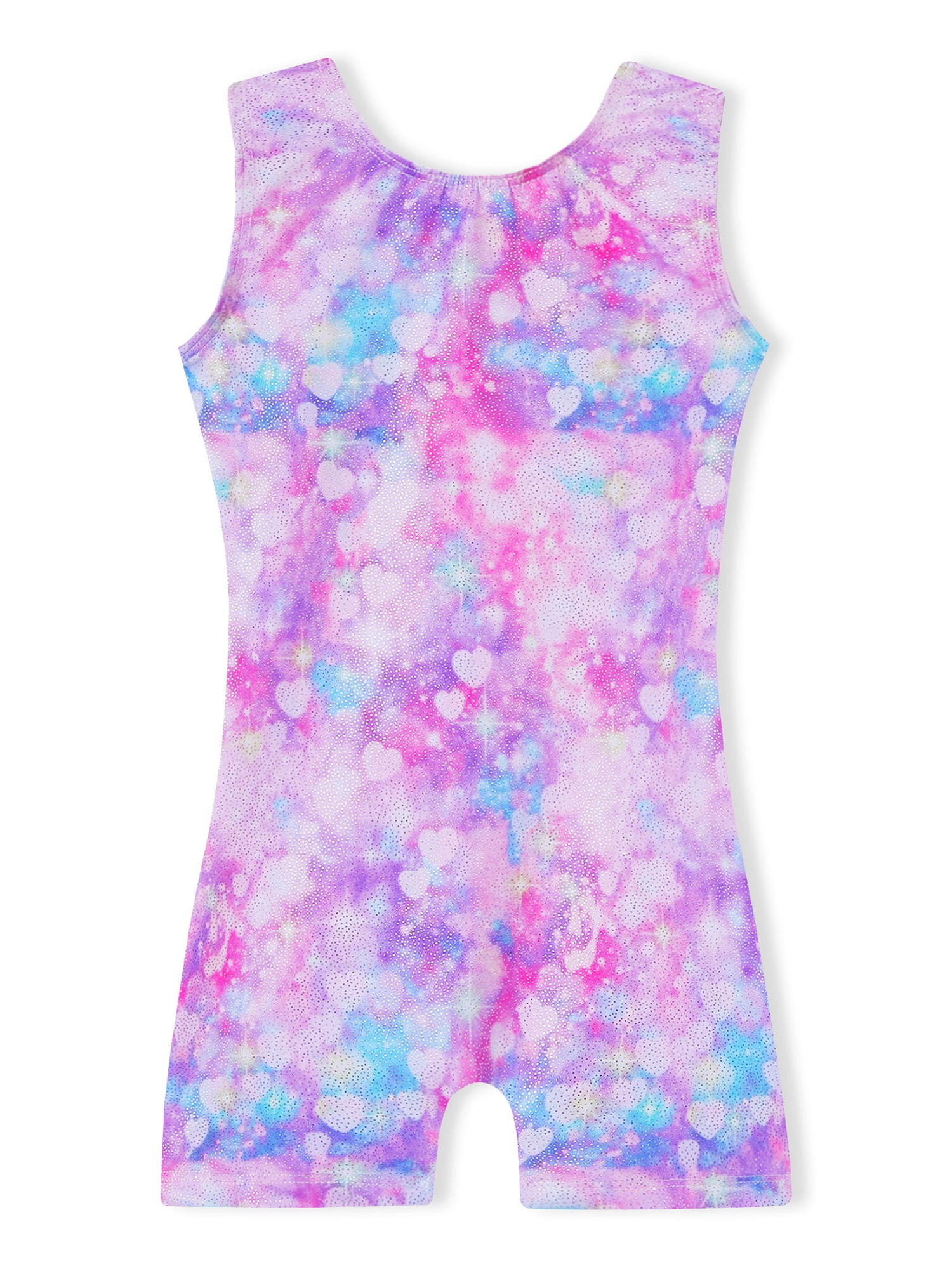 Little Girls Gymnastics Leotards with Short Size 8-9 Years Old Sparkly ...