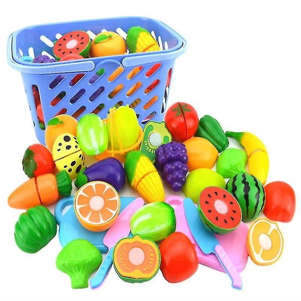 Zk-cut Fruits And Vegetables Pretending To Be Children's Kitchen Toy ...