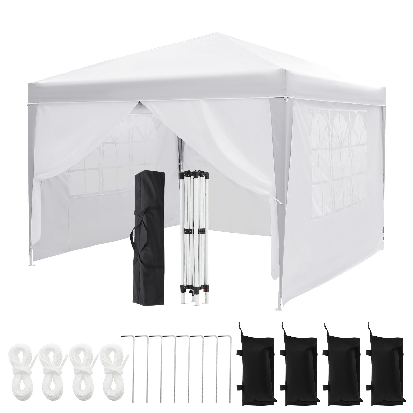 Click here for Tropow Heavy Duty Pop Up Canopy Tent - 10x10 Ft Wa... prices