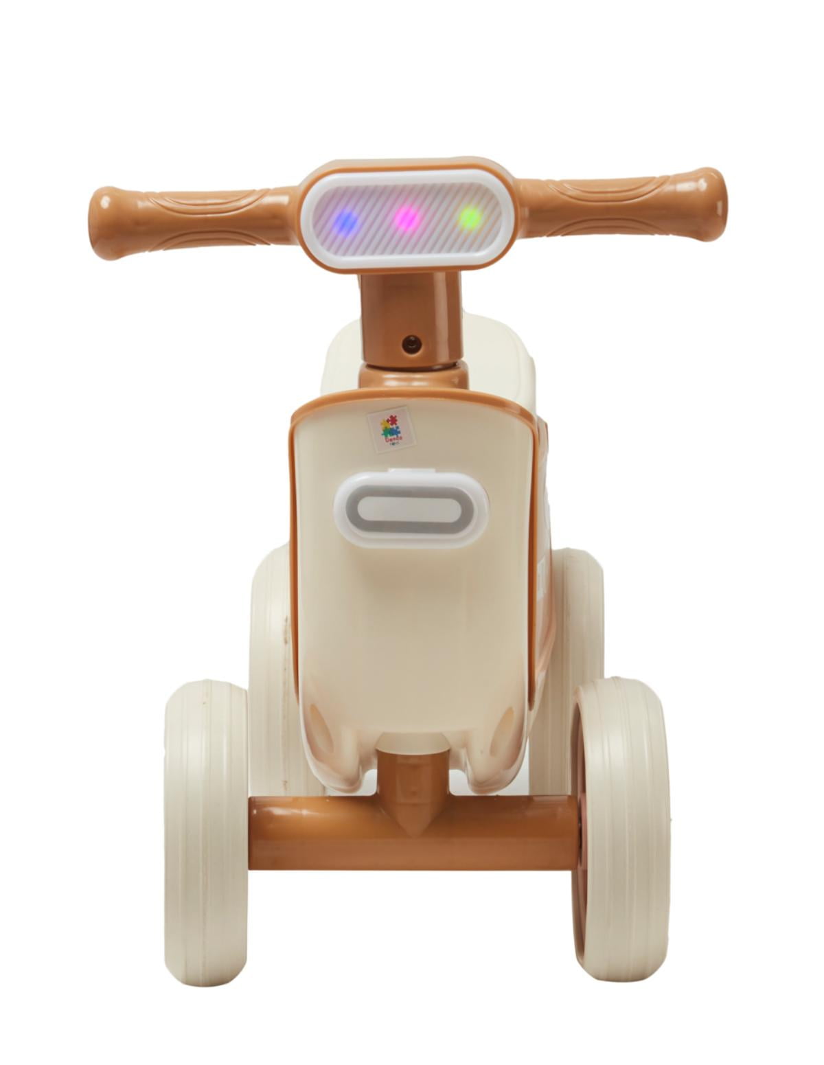 Montable Denco Toys Baby Triciclo Café Con Luz LED Y Musica | Walmart ...