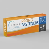OLYMPX 100 Pcs of Prong Paper Fastener Compressors for Standard 2-Hole ...