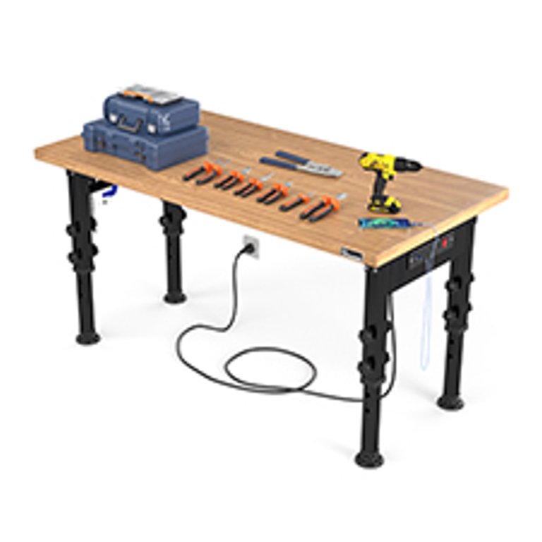 Homhougo original Adjustable Height Workbench 60