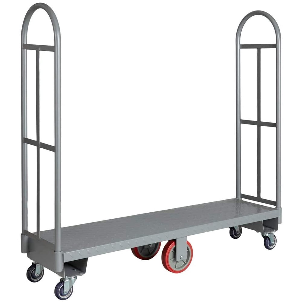 Heavy-Duty U-Boat Utility Cart, Push Cart Dolly 16" x 63" Cart with ...