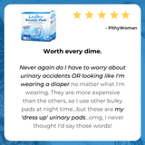 LivDry Unisex Incontinence Booster Pads | Extra Absorbent Passthrough ...