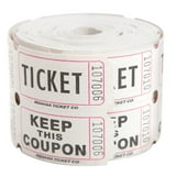 Double Roll Raffle Tickets, Assorted, 500ct - Walmart.com