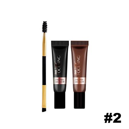 Bean_2 Colors Eyebrow Cream With Blush Eyeliner Gel Waterproof Long ...