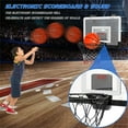 "Ldyso Indoor Basketball Hoop Set, Foldable Steel Rim, Electronic ...