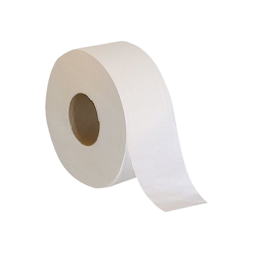 Brighton Jumbo Bath Tissue Rolls 1-Ply 12 Rolls/Case 369817 - Walmart ...