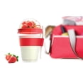 ASOBU YO2GO Improved Yogurt Container, Red - 12 oz - Walmart.com