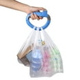 Blue Plastic Grip for Easy Shopping Carry Convenient Grocery Bag ...