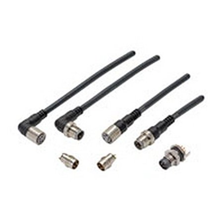 omron Round waterproof connector Connector socket with cable One side connector Screw fixing ...