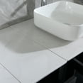 Wonline 60 Inches Bathroom Vanity Wood Cabinet Double White Ceramic
