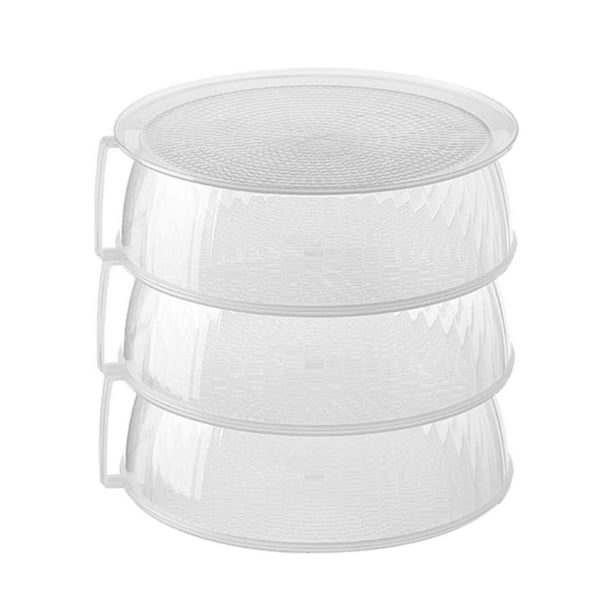 3 Tier Portable Freezer Storage Containers Transparent Stackable Food ...