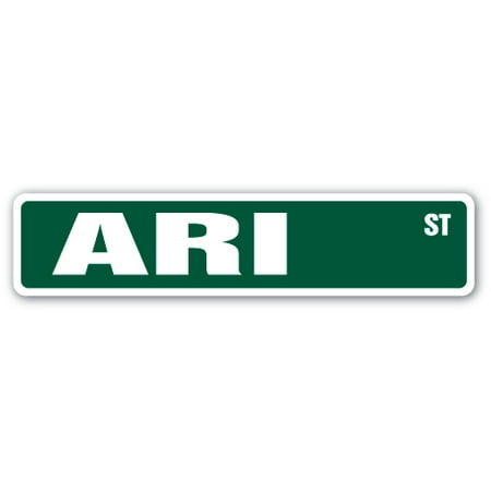 ARI Street Sign name childrens room door gift kid child boy girl wall ...