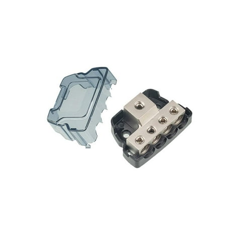 4 Way Power Distribution Block 1 In 4 Out Cable Distribution For Car ...