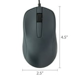 onn Wired USB Mouse, 3 Buttons, Gray: Electronics - Walmart.com