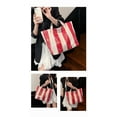 Dadiaei PVC Tote Bag for Women Letters Print Waterproof Plastic Handbag ...
