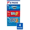 Nabisco Cookies Variety Pack, OREO, Nutter Butter, CHIPS AHOY!, 48 ...