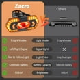Zacro Bike Tail Light with Turn Signals, USB Rechargeable Rear Bike ...