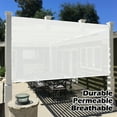 90% UV Block Sun Shade Privacy Panel with Grommets on 4 Sides for Patio ...
