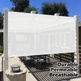 90% UV Block Sun Shade Privacy Panel with Grommets on 4 Sides for Patio ...
