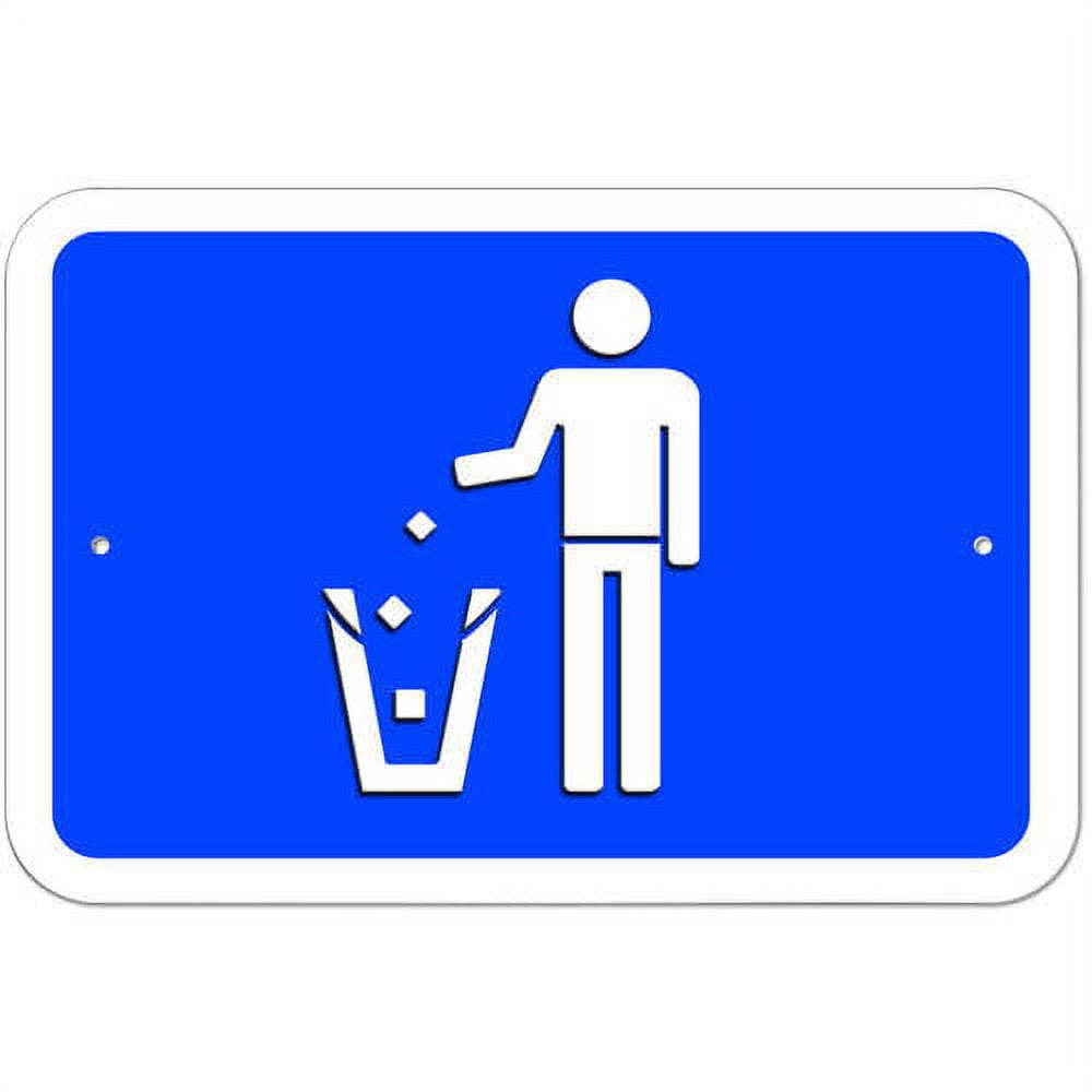 Trashcan Trash Garbage Sign - Walmart.com